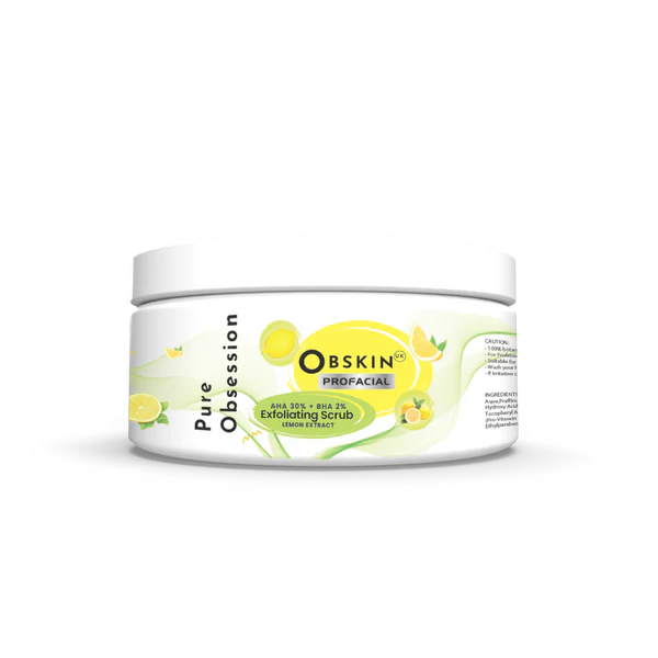 New Exfoliating Scrub with Lemon Extract Facial Cream 100ml - Beautyza